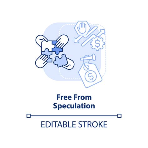 Free From Speculation Light Blue Concept Icon Cooperative Society Benefit Abstract Idea Thin