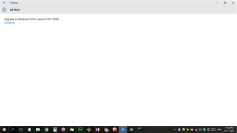 Windows 10 November Major Update Downloading Whole Windows Again