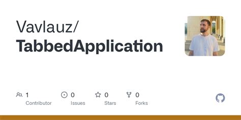 GitHub Vavlauz TabbedApplication