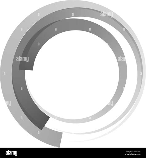 Circular Concentric Element Abstract Circle — Stock Vector Illustration Clip Art Graphics