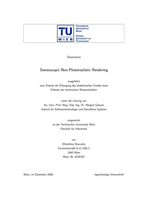 pdf non photorealistic rendering in stereoscopic 3d visualization
