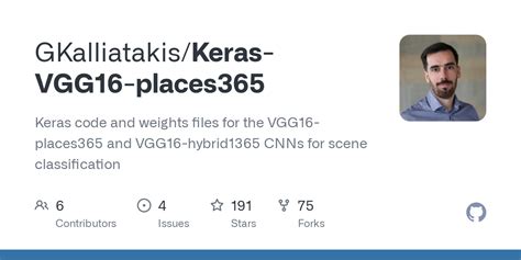 Github Gkalliatakiskeras Vgg16 Places365 Keras Code And Weights