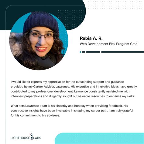 Lighthouse Labs On Linkedin Rabia Is A Recent Graduate Of The Lighthouse Labs Web Development Flex