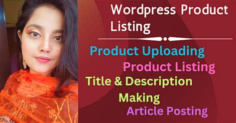 Do Woocommerce Product Listing And Wordpress Product Uploading By Hasina63 Fiverr