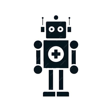 Premium Photo Robot Symbol On White Background Icon For Easy Use