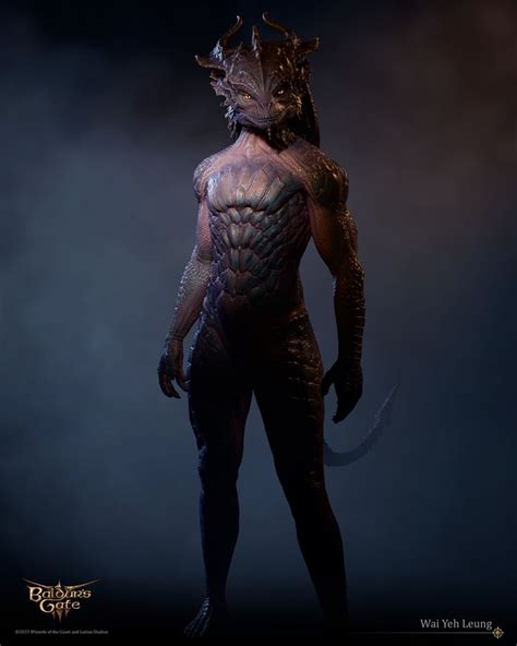 Artstation Baldurs Gate Iii Dragonborn Female Baldurs Gate