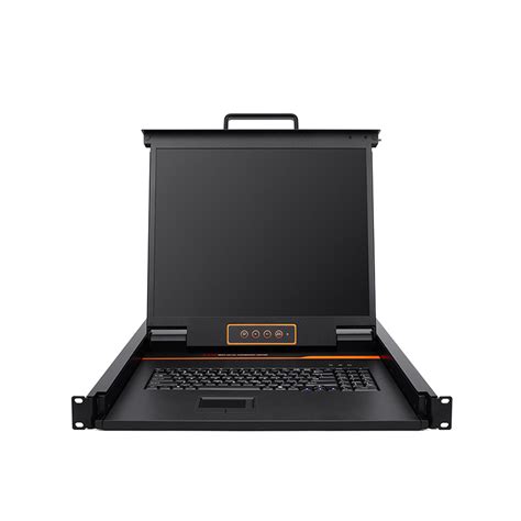 1u Rack Mount Single Rail 19” Lcd Kvm Console Dvi Vga Kinan Professional And High Quality