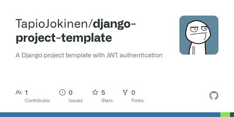 Github Tapiojokinendjango Project Template A Django Project