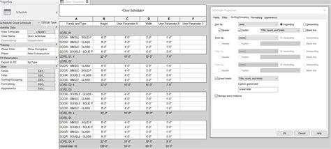 Solved Schedules Sum Of Grand Totals Per Columns Autodesk Community