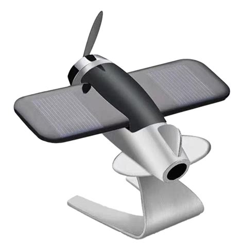 Creative Airplane Scent Diffuser With Solar Power For Car Interior