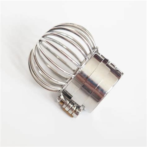 Scrotum Separation Fixture Stainless Steel Chastity Device Scrotum