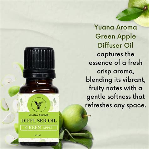 Yuana Aroma Green Apple Diffuser Oil For All Types Of Diffuser