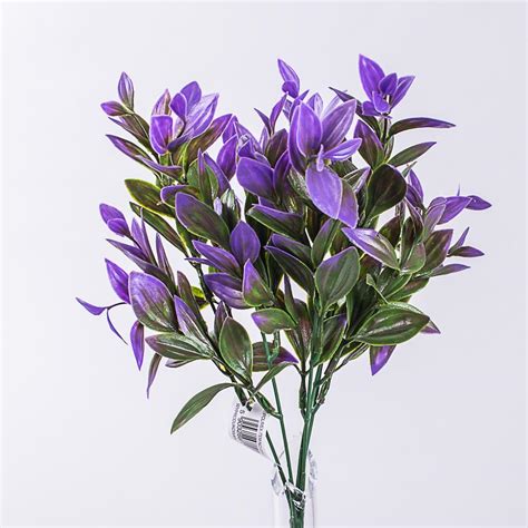ᐉ Искусственный букет зеленого масла Фиолетовый 5406 4 • Купить в Киеве Украине • Лучшая цена