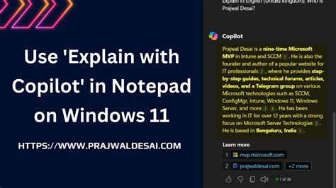 Use Explain With Copilot In Notepad On Windows 11