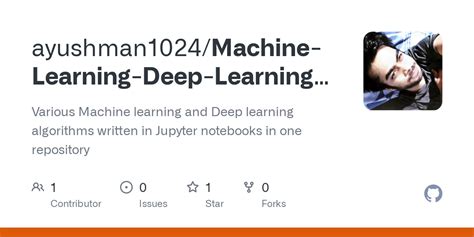 Github Ayushman1024machine Learning Deep Learning Algorithms
