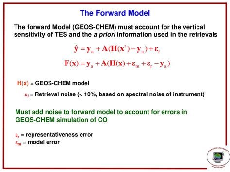 Ppt Using Space Based Observations To Better Constrain Emissions Of Precursors Of Tropospheric
