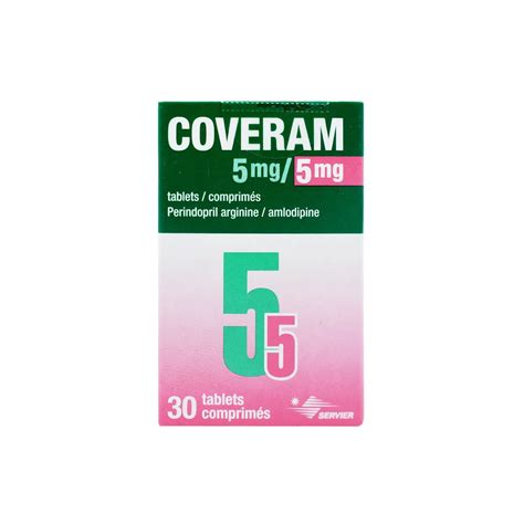 Coveram 55 Mg Tab 30 S