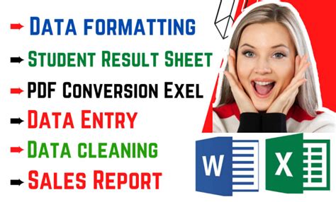 Excel Data Formatting And Cleaning Data Entry Sales Report By