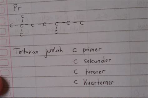 Pr C 1 C C C C C C C C 1 C Tentukan Jumlah C Primer C Sekunder C Tersier C Kuarterner