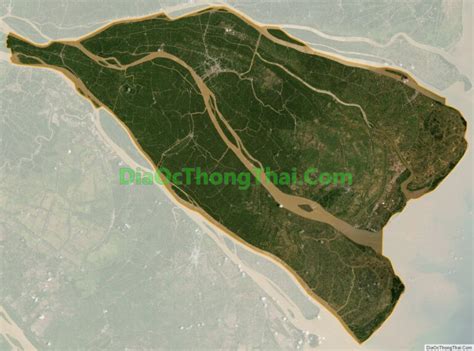 Map Of Ben Tre Province