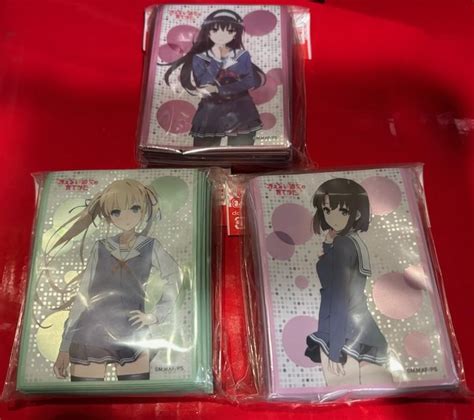 きゃらスリーブ マット 冴えない彼女の育てかた 冴えカノ 恵and英梨々＆詩羽セット メルカリ