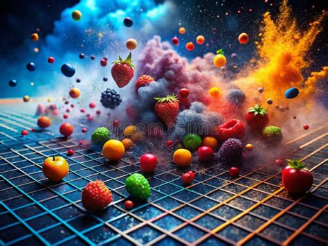 Visualizing Quantum Computing Abstract Food Photography Depicts Complex
