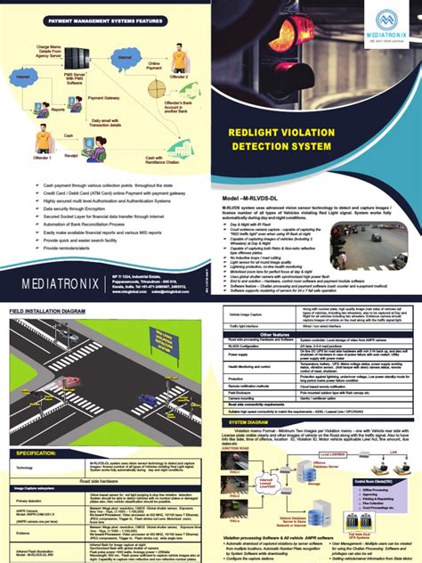 Red Light Violation Detection System Pdf Flash Photography Camera