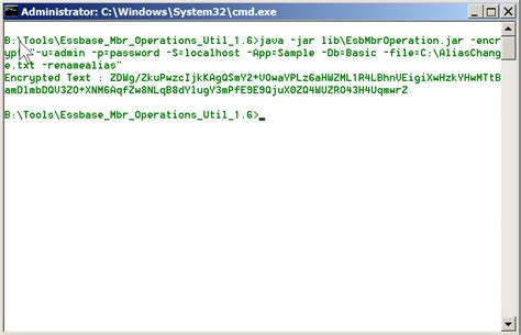 Essbase Member Operation Utility Rename Aliases And Exception