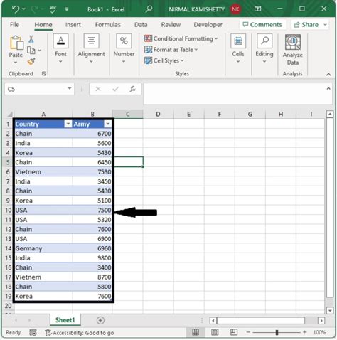 How To Average Filtered Cells List In Excel