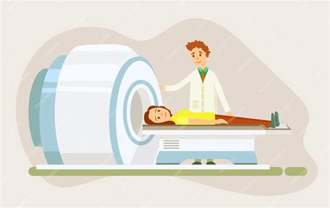 Premium Vector Computed Axial Tomography Patient Scanning