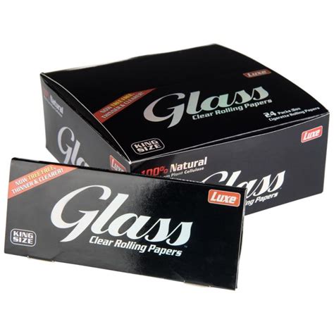 Glass Rolling Paper King Size Glass Clear Rolling Papers