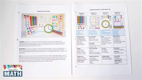 Interactive Math Kindergarten The Crafty Classroom