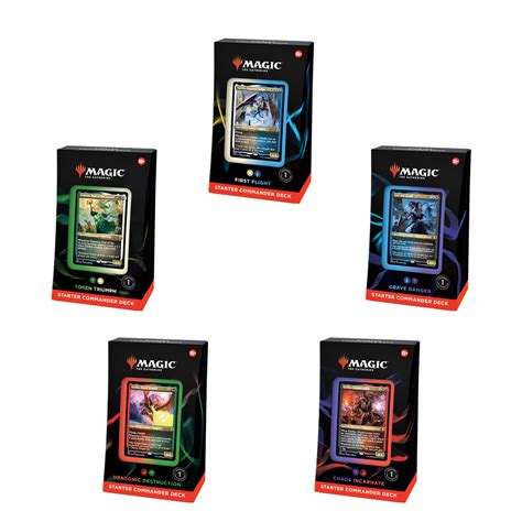 Magic Starter Commander Decks Set Of 5
