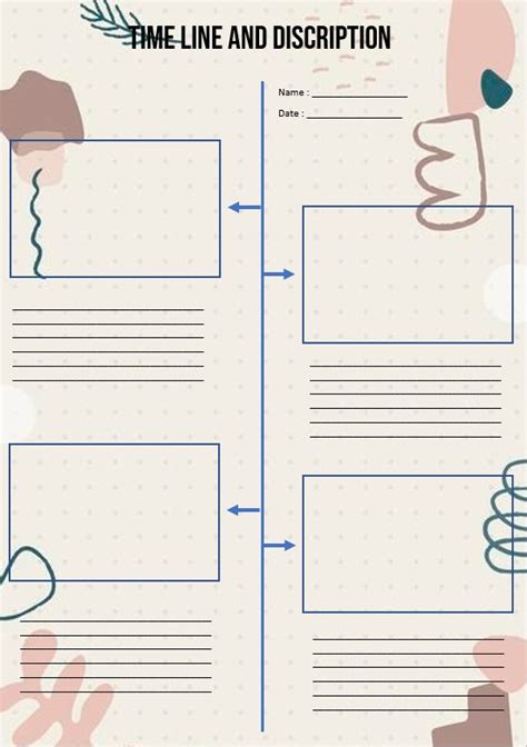 Best Printable Timeline Template Based On Your Need Room Surf Com