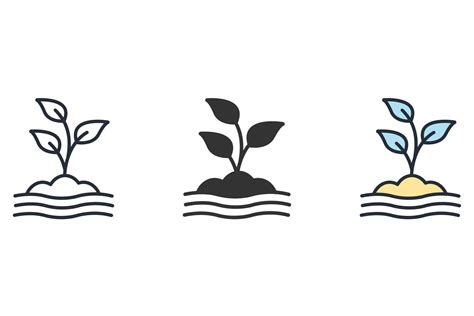 Soil Icons Symbol Vector Elements For Infographic Web 10521005 Vector