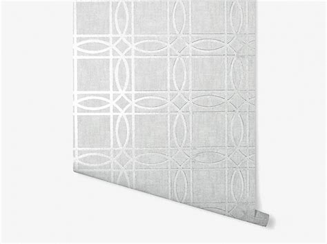 Circular Trellis Design With Metallic Detail 3 Wallpaper Johns