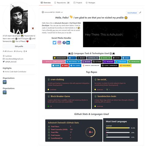 Github Eddiehubcommunity Awesome Github Profiles List Of Github Profiles That Have Awesome