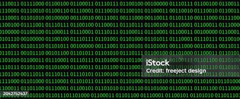 Green Binary Code Texture Stock Illustration Download Image Now Abstract Abstract