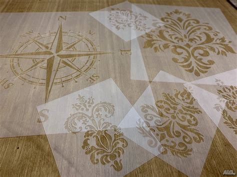 Шаблони за релефни мазилки Големи шаблони за стена Строителни