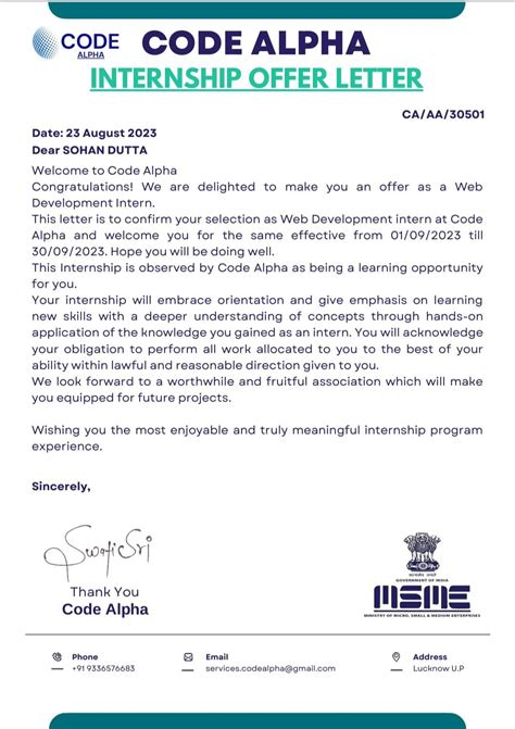 sohan dutta on linkedin codealpha internship webdevelopment