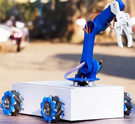 programmable omni direction robotic arm vehicle nevon projects