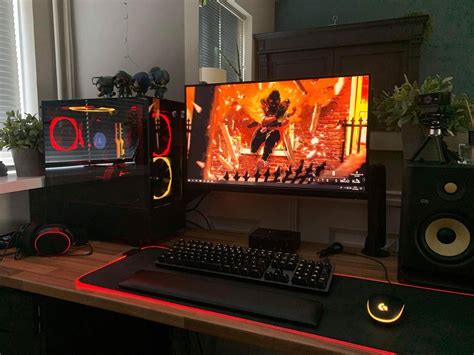 Ultimate Gaming Setup With Cyberpunk Style Ultimate Gaming Setup With Cyberpunk Style