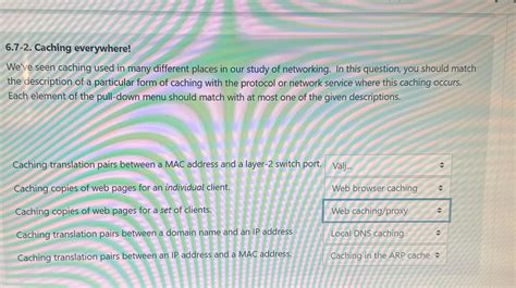 Solved 67 2 ﻿caching Everywhereweve Seen Caching Used In