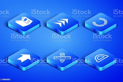 각도기 그리드 책 열기 교차 자 및 연필 화살표 및 월계관 아이콘을 설정합니다 벡터 0명에 대한 스톡 벡터 아트 및 기타 이미지 0명 3차원 형태 교과서 Istock