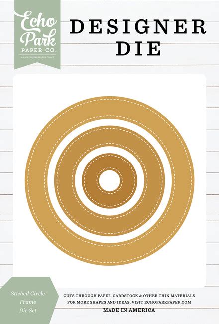 Stitched Rectangular Frame Large Die Set Echo Park Paper Co