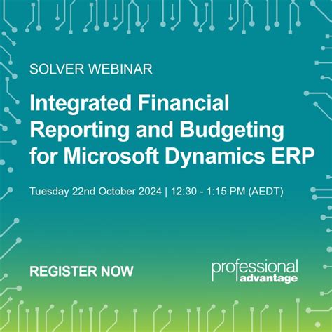 Professional Advantage On Linkedin Solver Dynamics Erp