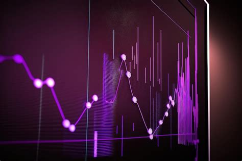 Premium Photo Purple Analysis Digital Analytics Data Visualization Financial Schedule