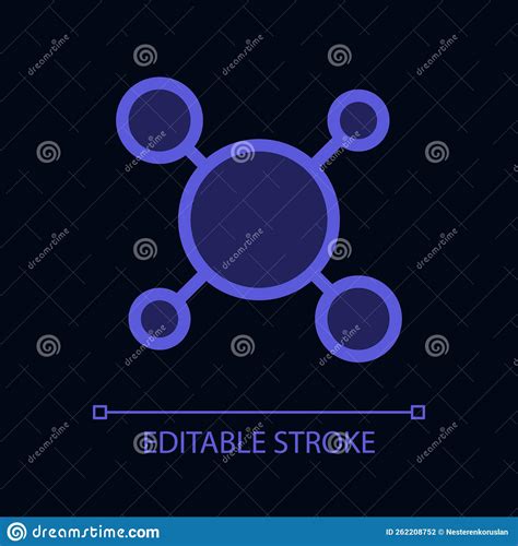 Structure Of Molecules Pixel Perfect Glassmorphism Ui Icon For Dark