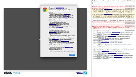 Webgl Application Errors Unity Engine Unity Discussions