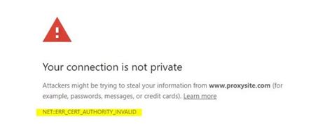 Cara Mengatasi Error Code Neterrcertauthorityinvalid